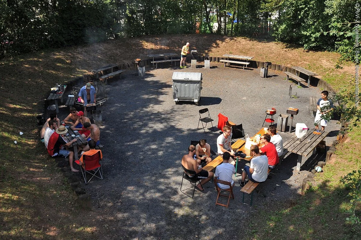 Grillplatz Badehalbinsel Absberg - Zweckverband Brombachsee